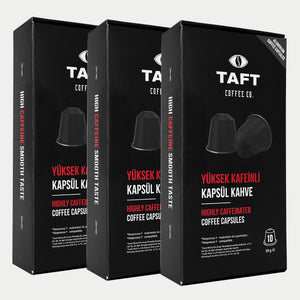 TAFT Coffee Co. | Dünyanın En Yüksek Kafeinli Filtre Kahvesi